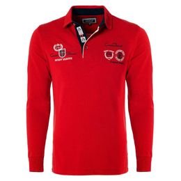 Carisma Poloshirt Herren Gr&ouml;&szlig;e S rot / schwarz / wei&szlig;