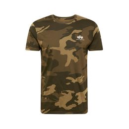 Alpha Industries T-Shirt Herren Gr&ouml;&szlig;e S hellbraun / khaki / oliv / wei&szlig;