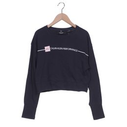 Calvin Klein Damen Sweatshirt, marineblau, Gr. 34