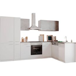respekta Küchenzeile Malia, Breite 310 cm, mit Soft-Close, in exklusiver Konfiguration für OTTO, weiß
