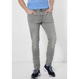 Street One MEN Slim-fit-Jeans in grauer Waschung, grau
