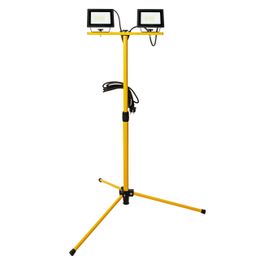 LED's work LED Arbeitsleuchte 0310652 LED-Arbeitsstrahler, LED, mit 1,2m Stativ 2x 20W neutralweiß IP54 2,5 m Zuleitung