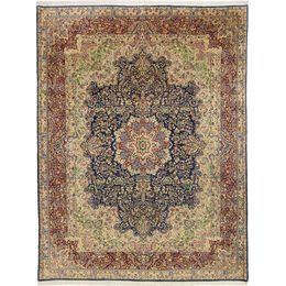 Nain Trading Orientteppich Kerman Rawar 305x399 Handgeknüpfter Orientteppich / Perserteppich, rechteckig, Höhe: 12 mm, braun