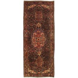 Nain Trading Orientteppich Bidjar Garoos 156x388 Handgeknüpfter Orientteppich / Perserteppich, rechteckig, Höhe: 15 mm, braun|rot