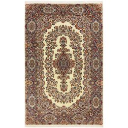 Nain Trading Orientteppich Kerman Rawar 164x244 Handgeknüpfter Orientteppich / Perserteppich, rechteckig, Höhe: 12 mm, braun