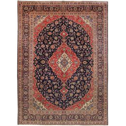 Nain Trading Orientteppich Keshan 313x430 Handgeknüpfter Orientteppich / Perserteppich, rechteckig, Höhe: 12 mm, braun|rot