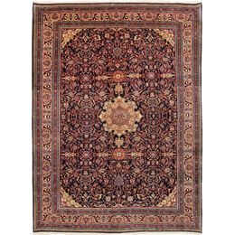 Nain Trading Orientteppich Bidjar 264x363 Handgeknüpfter Orientteppich / Perserteppich, rechteckig, Höhe: 15 mm, braun|rot