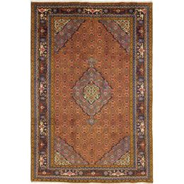 Nain Trading Orientteppich Ardebil 198x289 Handgeknüpfter Orientteppich / Perserteppich, rechteckig, Höhe: 10 mm, braun|rot