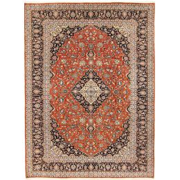 Nain Trading Orientteppich Keshan Sherkat 296x394 Handgeknüpfter Orientteppich / Perserteppich, rechteckig, Höhe: 12 mm, rot