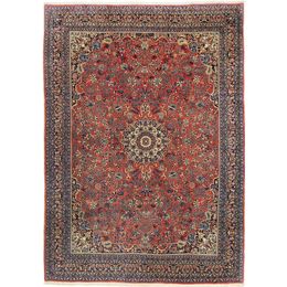 Nain Trading Orientteppich Bidjar 276x379 Handgeknüpfter Orientteppich / Perserteppich, rechteckig, Höhe: 15 mm, braun|rot