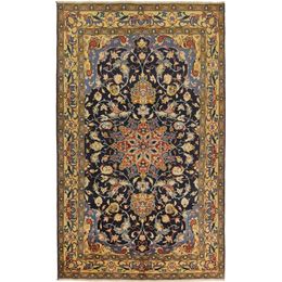 Nain Trading Orientteppich Nadjafabad 139x236 Handgeknüpfter Orientteppich / Perserteppich, rechteckig, Höhe: 12 mm, braun