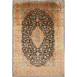 Nain Trading Orientteppich Keshan 301x449 Handgeknüpfter Orientteppich / Perserteppich, rechteckig, Höhe: 12 mm, beige|braun