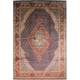 Nain Trading Orientteppich Täbriz Mahi 349x521 Handgeknüpfter Orientteppich / Perserteppich, rechteckig, Höhe: 7 mm, braun|rot