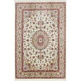 Nain Trading Orientteppich Täbriz 50Raj 198x300 Handgeknüpfter Orientteppich / Perserteppich, rechteckig, Höhe: 7 mm, beige