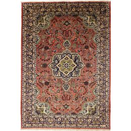 Nain Trading Orientteppich Mehraban 208x299 Handgeknüpfter Orientteppich / Perserteppich, rechteckig, Höhe: 12 mm, braun|rot