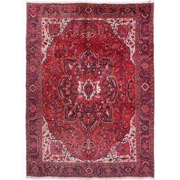 Nain Trading Orientteppich Garawan 307x402 Handgeknüpfter Orientteppich / Perserteppich, rechteckig, Höhe: 10 mm, lila|rot