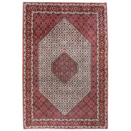 Nain Trading Orientteppich Bidjar 205x303 Handgeknüpfter Orientteppich / Perserteppich, rechteckig, Höhe: 15 mm, lila