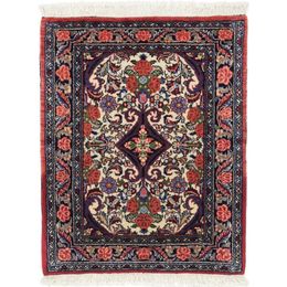 Nain Trading Orientteppich Bidjar 55x67 Handgeknüpfter Orientteppich / Perserteppich, rechteckig, Höhe: 15 mm, rot