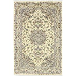 Nain Trading Orientteppich Täbriz 50Raj 193x298 Handgeknüpfter Orientteppich / Perserteppich, rechteckig, Höhe: 7 mm, beige