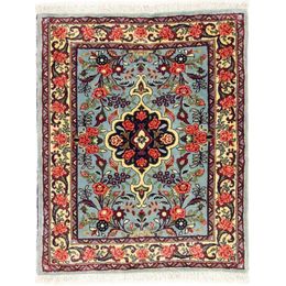 Nain Trading Orientteppich Bidjar 64x78 Handgeknüpfter Orientteppich / Perserteppich, rechteckig, Höhe: 15 mm, rot