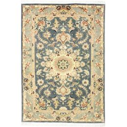 Nain Trading Orientteppich Täbriz 50Raj 80x117 Handgeknüpfter Orientteppich / Perserteppich, rechteckig, Höhe: 7 mm, beige