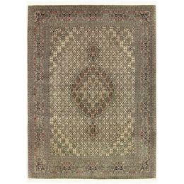 Nain Trading Orientteppich Täbriz 154x205 Handgeknüpfter Orientteppich / Perserteppich, rechteckig, Höhe: 10 mm, braun