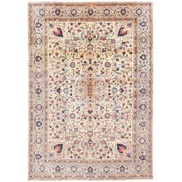 Nain Trading Orientteppich Mashhad 246x347 Handgeknüpfter Orientteppich / Perserteppich, rechteckig, Höhe: 12 mm, beige