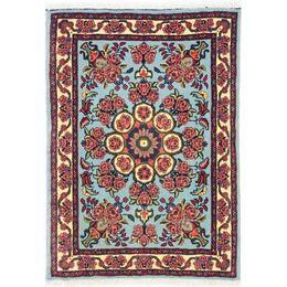 Nain Trading Orientteppich Bidjar 50x69 Handgeknüpfter Orientteppich / Perserteppich, rechteckig, Höhe: 15 mm, rot