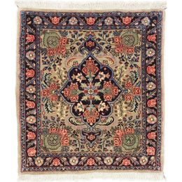 Nain Trading Orientteppich Bidjar 59x69 Handgeknüpfter Orientteppich / Perserteppich, rechteckig, Höhe: 15 mm, rot