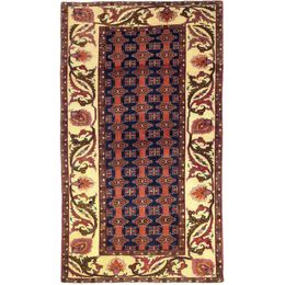 Nain Trading Orientteppich Belutsch 112x197 Handgeknüpfter Orientteppich / Perserteppich, rechteckig, Höhe: 6 mm, rot