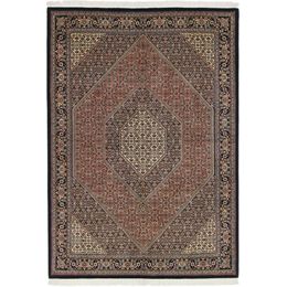 Nain Trading Orientteppich Bidjar 168x242 Handgeknüpfter Orientteppich / Perserteppich, rechteckig, Höhe: 15 mm, braun|grau