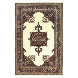 Nain Trading Orientteppich Ghiasabad 108x158 Handgeknüpfter Orientteppich / Perserteppich, rechteckig, Höhe: 5 mm, braun