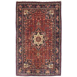Nain Trading Orientteppich Bidjar Alt 167x277 Handgeknüpfter Orientteppich / Perserteppich, rechteckig, Höhe: 15 mm, braun|rot