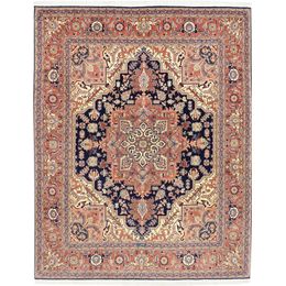 Nain Trading Orientteppich Täbriz 50Raj 201x253 Handgeknüpfter Orientteppich / Perserteppich, rechteckig, Höhe: 7 mm, lila