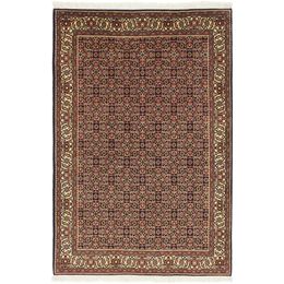 Nain Trading Orientteppich Bidjar 139x205 Handgeknüpfter Orientteppich / Perserteppich, rechteckig, Höhe: 15 mm, braun|lila