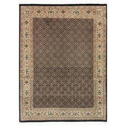 Nain Trading Orientteppich Täbriz 105x145 Handgeknüpfter Orientteppich / Perserteppich, rechteckig, Höhe: 10 mm, braun|grau