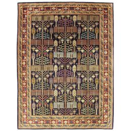 Nain Trading Orientteppich Bakhtiar Sherkat 213x281 Handgeknüpfter Orientteppich / Perserteppich, rechteckig, Höhe: 12 mm, braun