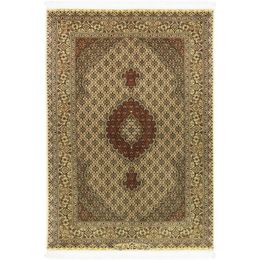 Nain Trading Orientteppich Täbriz Signiert 102x151 Handgeknüpfter Orientteppich / Perserteppich, rechteckig, Höhe: 10 mm, braun