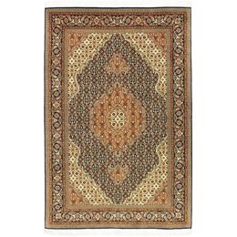 Nain Trading Orientteppich Täbriz 100x154 Handgeknüpfter Orientteppich / Perserteppich, rechteckig, Höhe: 10 mm, braun