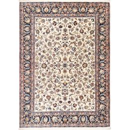 Nain Trading Orientteppich Mashhad 243x341 Handgeknüpfter Orientteppich / Perserteppich, rechteckig, Höhe: 12 mm, beige