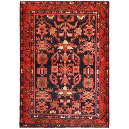 Nain Trading Orientteppich Brujerd 111x155 Handgeknüpfter Orientteppich / Perserteppich, rechteckig, Höhe: 8 mm, rot
