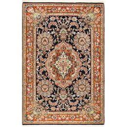 Nain Trading Orientteppich Eilam 138x207 Handgeknüpfter Orientteppich / Perserteppich, rechteckig, Höhe: 8 mm, braun|rot