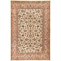 Nain Trading Orientteppich Mashhad 203x299 Handgeknüpfter Orientteppich / Perserteppich, rechteckig, Höhe: 12 mm, beige