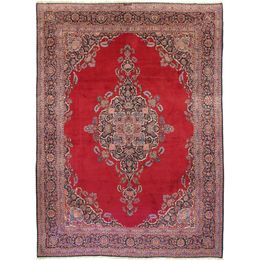 Nain Trading Orientteppich Keshan Alt 315x417 Handgeknüpfter Orientteppich / Perserteppich, rechteckig, Höhe: 8 mm, lila|rot
