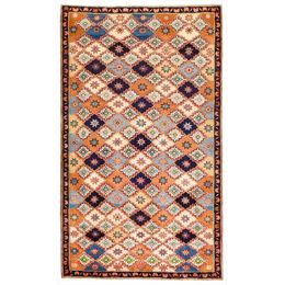 Nain Trading Orientteppich Kaschmar 128x219 Handgeknüpfter Orientteppich / Perserteppich, rechteckig, Höhe: 12 mm, rot