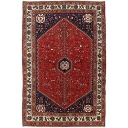Nain Trading Orientteppich Abadeh 180x274 Handgeknüpfter Orientteppich / Perserteppich, rechteckig, Höhe: 8 mm, braun|rot