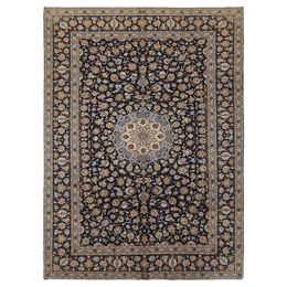 Nain Trading Orientteppich Keshan 294x405 Handgeknüpfter Orientteppich / Perserteppich, rechteckig, Höhe: 12 mm, braun|grau