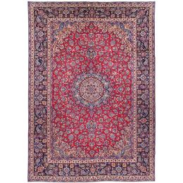 Nain Trading Orientteppich Nadjafabad 286x406 Handgeknüpfter Orientteppich / Perserteppich, rechteckig, Höhe: 12 mm, lila