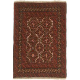 Nain Trading Orientteppich Belutsch 84x124 Handgeknüpfter Orientteppich / Perserteppich, rechteckig, Höhe: 6 mm, braun