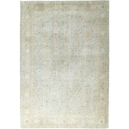 Nain Trading Orientteppich Täbriz 201x289 Handgeknüpfter Orientteppich / Perserteppich, rechteckig, Höhe: 10 mm, beige|grau